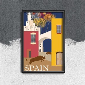 Retro plakát Španělsko