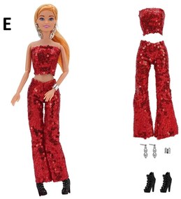 Šatičky pro panenku Barbie (30 cm) Varianta: E