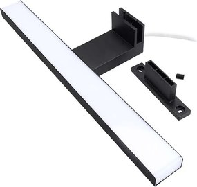 LED koupelnové osvětlení 3v1 WO827, 40 cm, černá