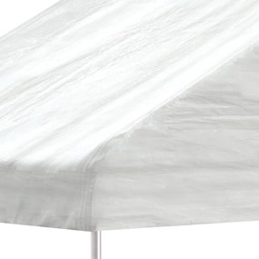 Altán se střechou bílý 11,15 x 5,88 x 3,75 m polyethylen 3155521