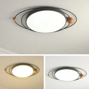 Toolight - Stropní lampa Galaxy Black E27 60W APP868-C, černá, OSW-06887