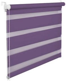 ZEBRA-SHOP Roleta DEN A NOC / MINI / STANDARD / fialová / BH 09 Barva mechanizmu: bílá, Výška: 150, Šířka: 30