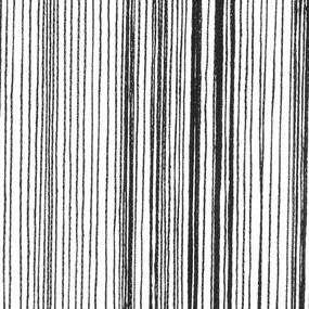 Provázkové záclony, 2 ks, 140x250 cm, černá 132401