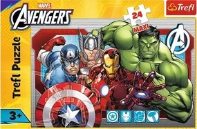 TREFL Puzzle Marvel Avengers: Vždy spravedliví MAXI / 24 dílků / 60 x