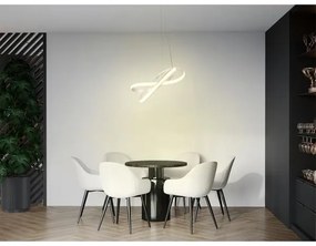 LED Stmívatelný lustr na lanku LED/70W/230V 3000-6500K bílá + dálkové ovládání