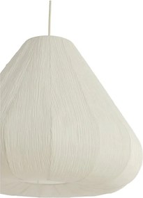 Krémové závěsné svítidlo s papírovým stínidlem ø 10 cm Sarella – Light &amp; Living