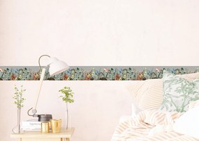 Samolepící bordura na zeď Zelená Zahrada | 5 m x 13.8 cm | DWB8405