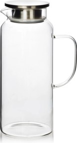 Skleněný džbánek s víkem CLARA 1,9 L transparentní