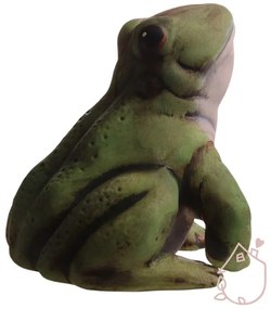 Velká keramická žába Ernestýna