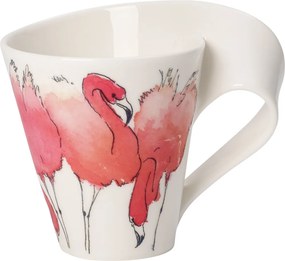 Villeroy&Boch Villeroy & Boch NewWave Caffè Rosa Flamingo hrnek s uchem, 13 × 9,5 × 11,3 cm