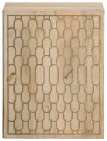Petromila Koupelnová nástěnná skříňka 38 x 33 x 48 cm masivní mangovník
