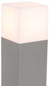 Moderní stojací venkovní lampa šedá 30 cm IP44 - Dánsko