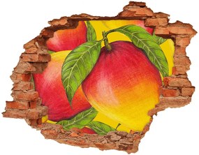 Wallmuralia Samolepící nálepka beton Mango 90x70 cm