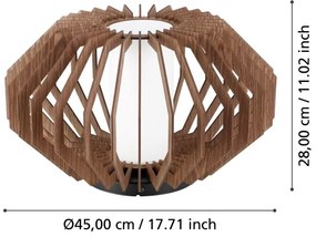 Eglo 900385 - Stropní svítidlo RUSTICARIA 1xE27/40W/230V