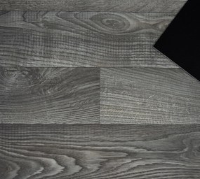 PVC podlaha - lino Blacktex White Oak 997D, na mieru, šíře 3m,4m, šedá, filc, chodba / predsieň, Beauflor