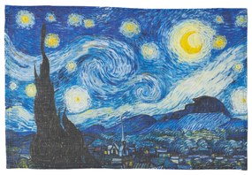 Lenbutik Luxusní lněná utěrka ,70x45 cm - Vincent Van Gogh  Hvězdná noc/ Starry night