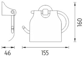 Držák na toaletní papír NIMCO MONOLIT MO 4055B-26