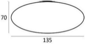 TORRE - Pouf MOLECULE 6 - oválný