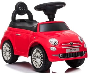 Odrážedlo Fiat 500 2xAA červená