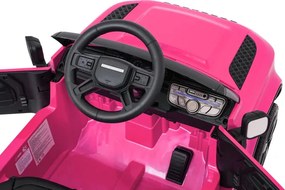 Elektrické autíčko Land Rover Defender růžové