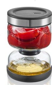 Gefu Lavina odkapávací sklenice na okurky a olivy 750 ml