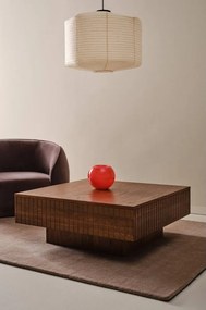 Tmavě hnědý konferenční stolek z MDF 90x90 cm Furuvik – Jotex