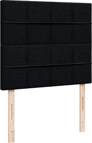 Box spring postel s matrací černá 120x190 cm textil 3291997