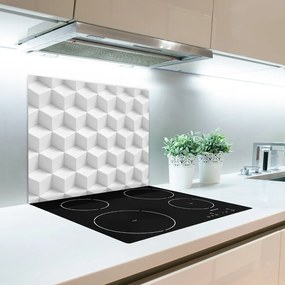 Skleněné deska do kuchyně abstrakce 60x52 cm