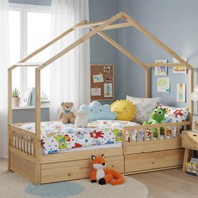 Postel Montessori BIANKA, 90x200, masiv přírodní Kondela 0000396818