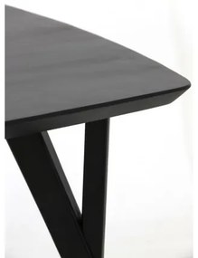 Jídelní stůl QUENZA 200x100x76cm, dřevo akácie, matný černý Light@Living 6761512