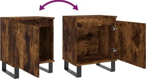vidaXL Noční stolek 40 x 30 x 50 cm kompozitní dřevo [826854] Barva: kouřový dub