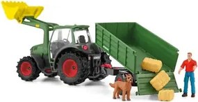 Schleich Traktor s přívěsem / od 3 let