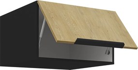 CREMONA cc | horní skříňka 60 NAGU-36 1F výklopná | 60 cm | HLUBOKÁ | černá/cremona