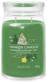 Yankee Candle Signature svíčka velká Shimmering Christmas Tree, 567g
