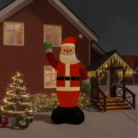 vidaXL Nafukovací Santa Claus s LED diodami 475 cm