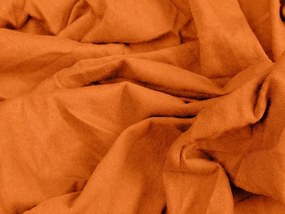Jersey prostěradlo HIGHFIT oranžové 180 x 200 cm