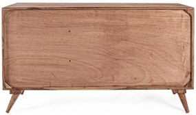 BIZZOTTO Dřevěná komoda KANT hnědá 77x132 cm 0746518
