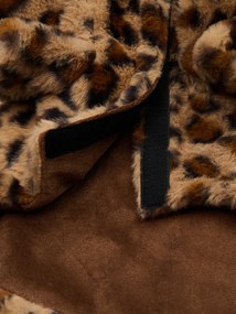 Sinsay - Obleček pro psa s kapucí v leopardím vzoru - hnědá