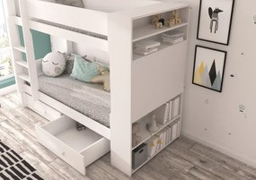 Patrová dvoulůžková postel GARET 200x90