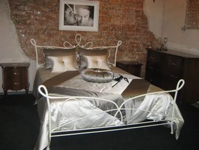 Iron Art SIRACUSA kovaná postel pro rozměr matrace: 160 x 200 cm