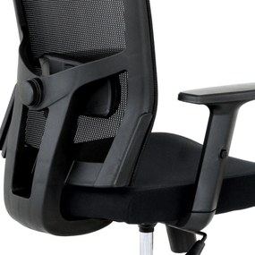Ergonomická kancelářská židle VALERIO - černá síťovina
