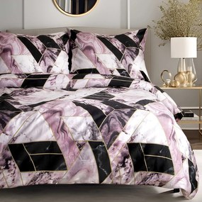 SATÉNOVÉ POVLEČENÍ SATINLOVE 160X200 CM, 2KS 70X80 CM VZOROVANÉ