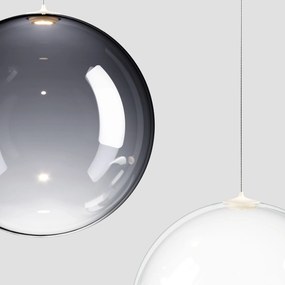 Lodes 17112 0027 Random Solo 14, závěs z čirého foukaného skla, 1x1W LED 2700K, prům.14cm