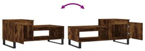Konferenční stolek kouřový dub 100x50x45 cm kompozitní dřevo - Default Title
