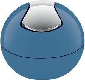 Spirella BOWL mini výklopný odpadkový koš 1 L modrý / plast