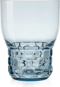 Skleněný pohár Jellies 11 cm jasno modrý