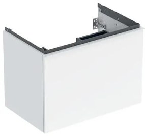 Geberit Acanto - Umyvadlová skříňka, 74x54x48 cm, 1 zásuvka, lesklá bílá 503.004.01.1