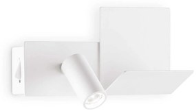 Ideal Lux Nástěnné svítidlo KOMODO s USB Barva: Bílá, Varianty: pravostranné
