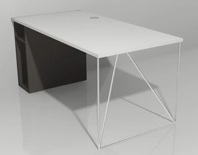 NARBUTAS - Pracovní stůl AIR s otevřenou policí (P) 180x80