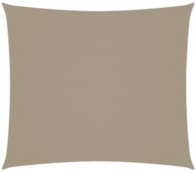 Stínící plachta oxfordská látka obdélníková 2,5 x 3 m taupe 135425